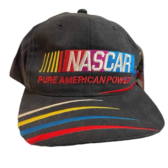 Nascar | Accessories | Vintage 9s Nascar American Power Black Snapback ...